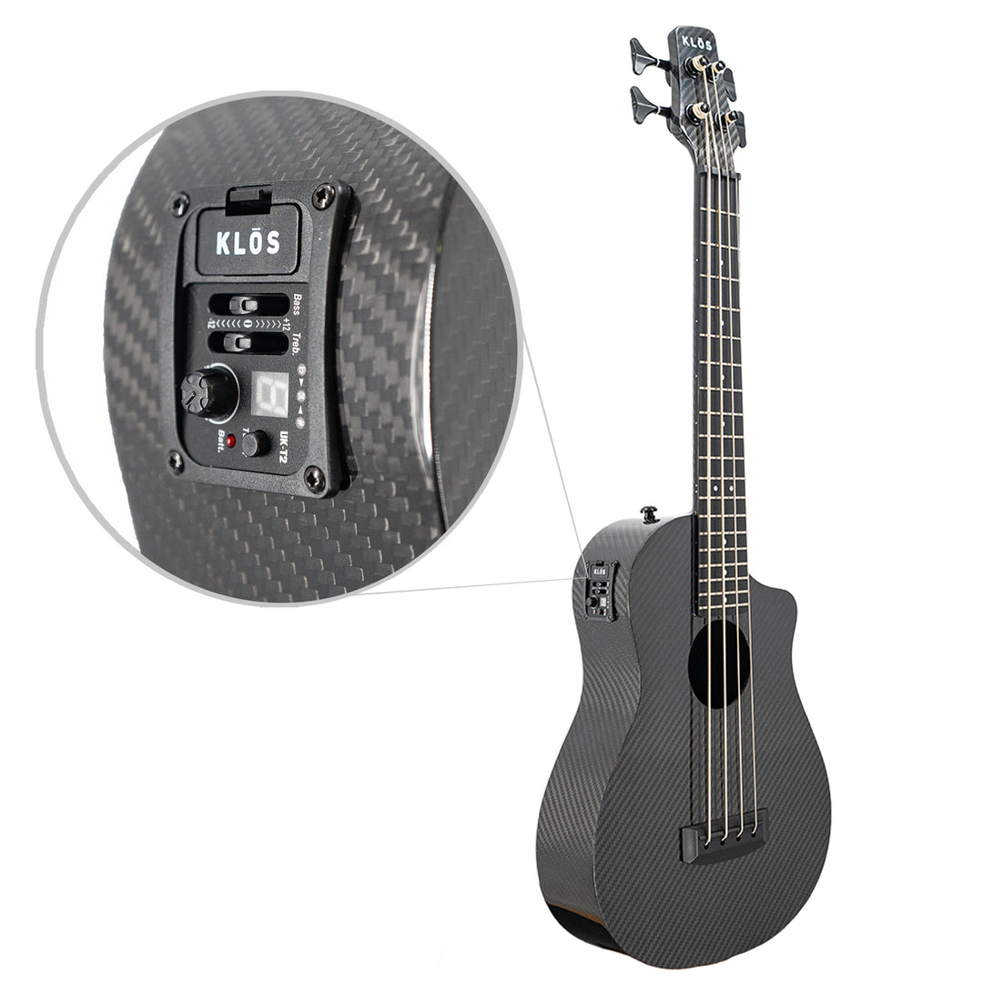 Full Carbon Bass Ukulele – KLOS Guitars