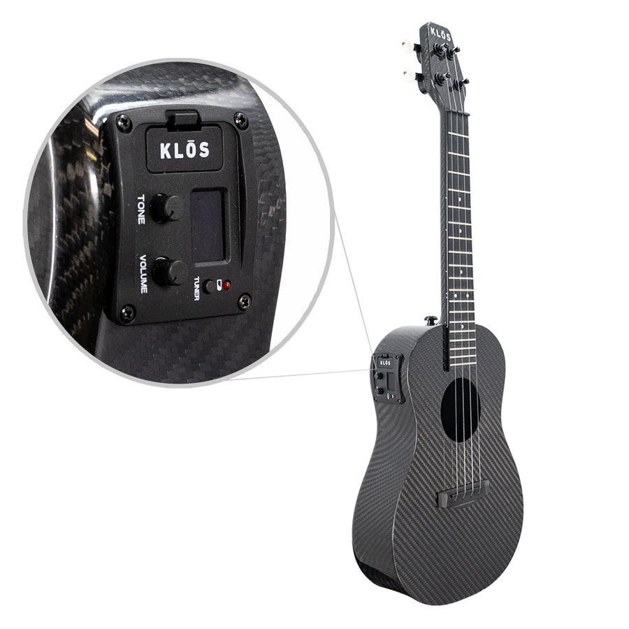 Full Carbon Concert Ukulele – KLOS Guitars