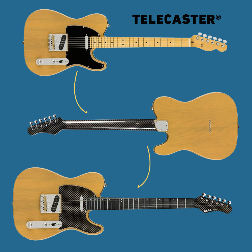 F-Series Electric Neck - Upgrade your Fender® with Carbon Fiber – KLOS ...